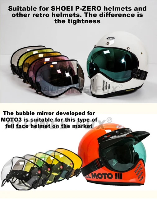 3 4 Bell Helmet Face Shield