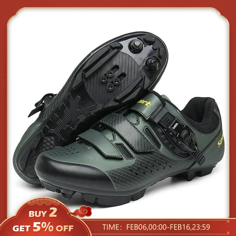 Cycling-Sneaker-MTB-Men-Sports-Mountain-Bike-Shoes-Self-locking-Cleats ...