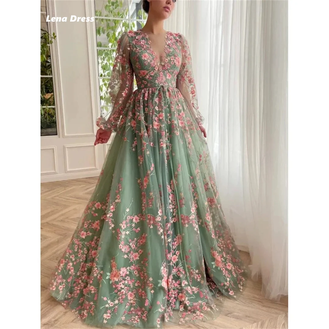 Lena Custom Made Luxurious Women's Evening Dresses D/party Party Dress ...