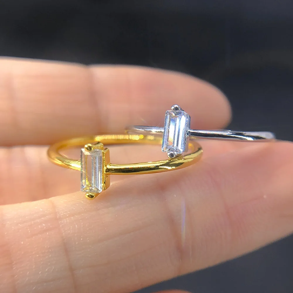 Zirconia Jewelry | Zirconia Rings - Rings Women Geometric Zirconia Gold ...