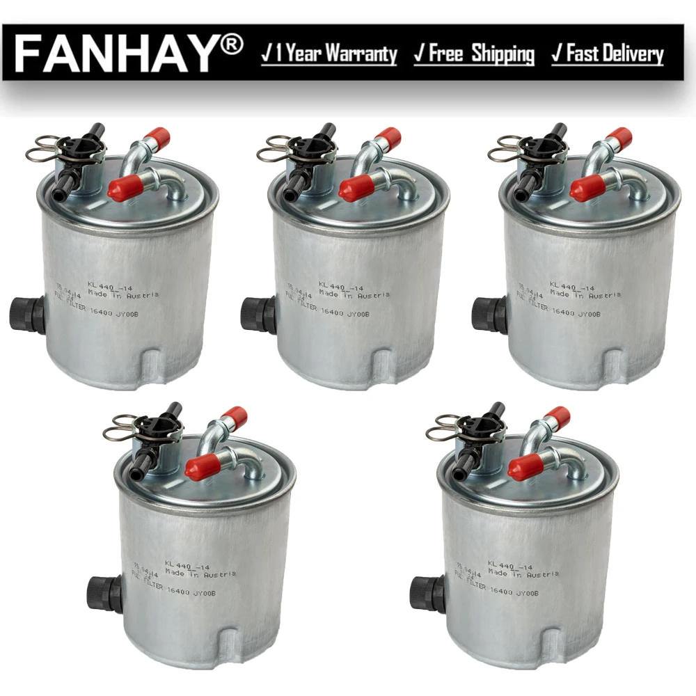 고품질 연료 필터, 닛산 캐시카이 X 트레일, 르노 콜레오스 OEM 16400 JY00B 16400 JY09E, 자동차 부품 ...