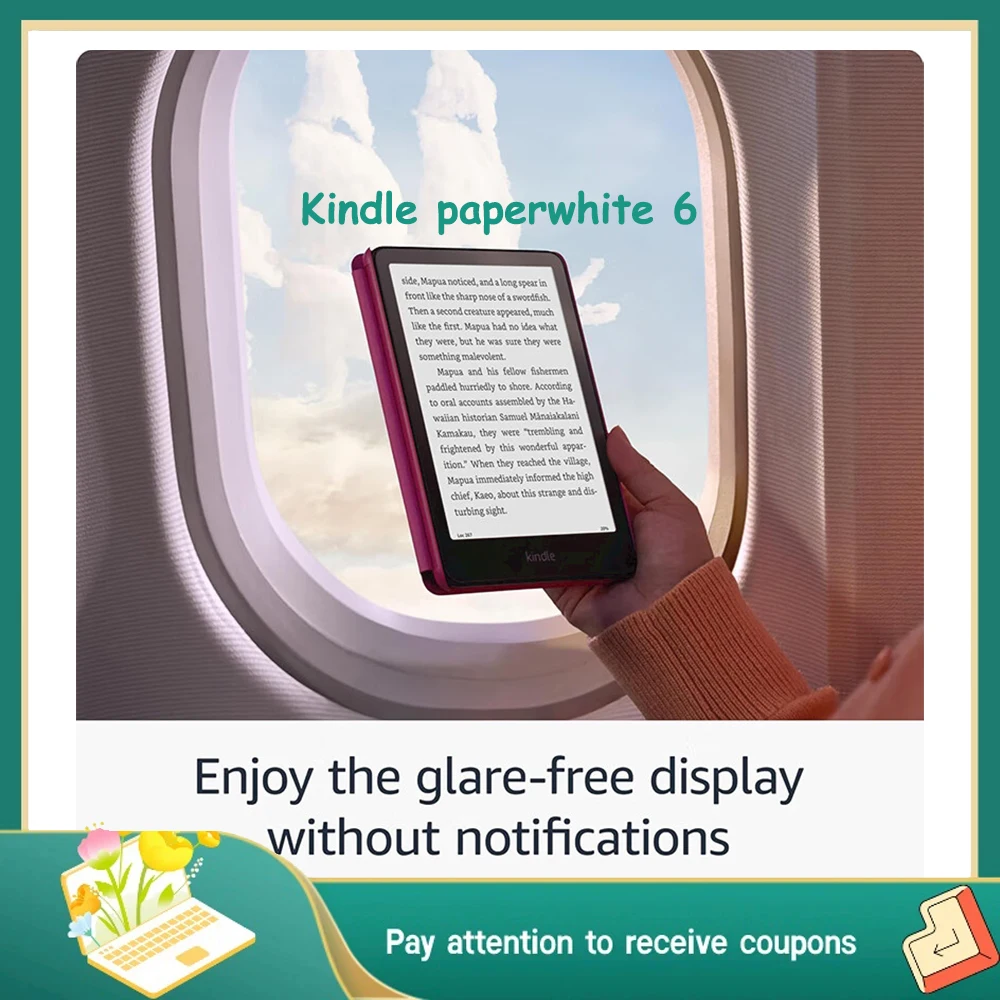 Kindle paperwhite 6 12th Gen new e-book reader electronic paper ink ...