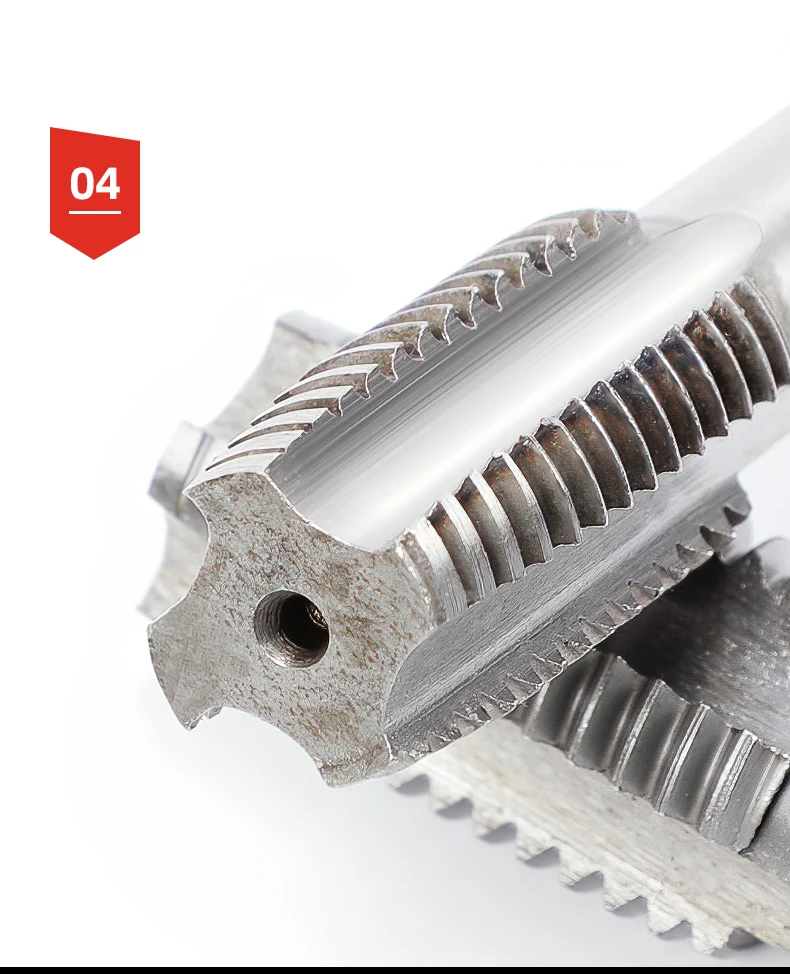 Clé et douille,taraud à filetage pour main droite,2 pièces,HSS,Machine,taraud à vis métrique ...