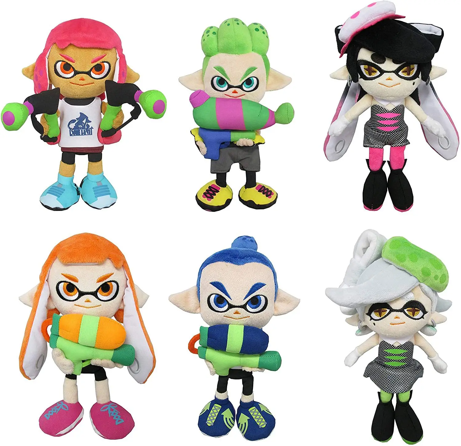 3PCS-Anime-Switch-Splatoons-Plush-Toy-Dolls-Splatoons-2-NS-Ika-Musume ...