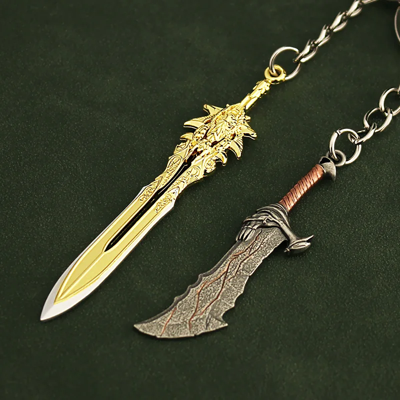 Keychain Keys God of War Kratos Leviathan Axe Blade of Chaos Olympus ...