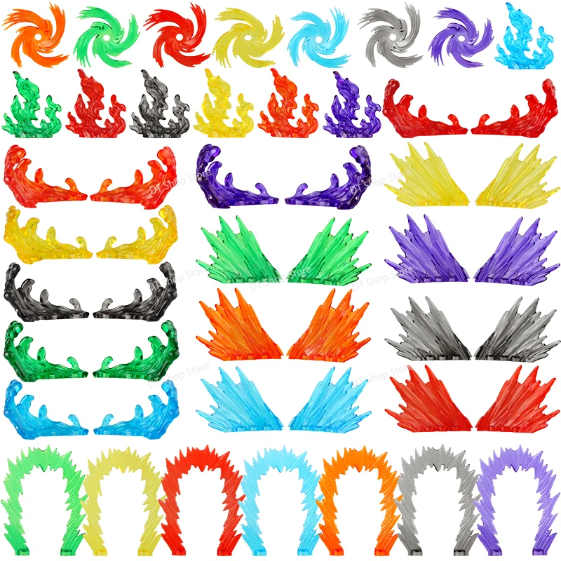 10PCS-FDPJ38-42-Special-Effects-Parts-Cartoon-Bricks-Explosion-Vortex ...