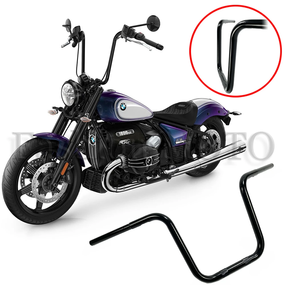 Motorcycle-1-inch-Handlebar-Handle-Bar-7-8-22mm-Ape-handlebars-for-BMW ...