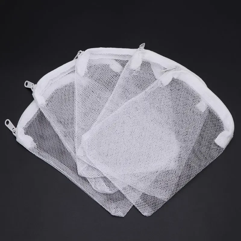 5-Pcs-Set-Aquarium-Filter-Bag-Fish-Tank-Mesh-Bag-Zipper-Net-Pond-For ...
