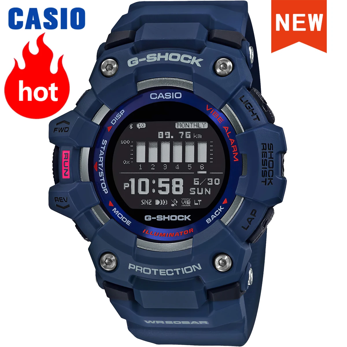 Casio-reloj-inteligente-g-shock-para-hombre-cron-grafo-con-Bluetooth ...