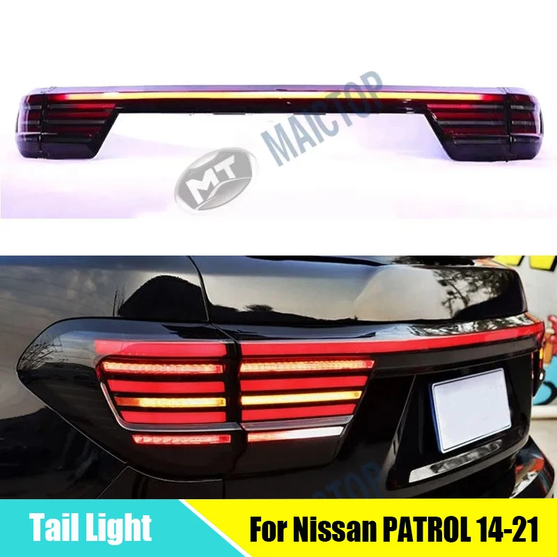 Dynamic Turn Signal LED Tail light for Nissan PATROL Y62 2014-2021 DRL ...