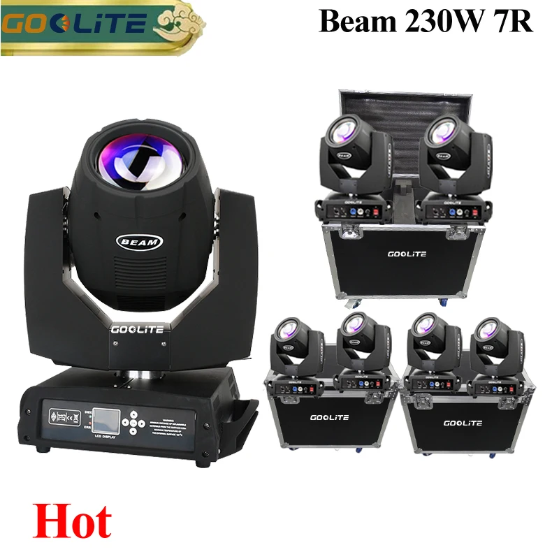 1-6pcs-Sharpier-Lyre-Beam-230W-7R-Moving-Head-Light-Beam-9r-10R-Sharpy ...