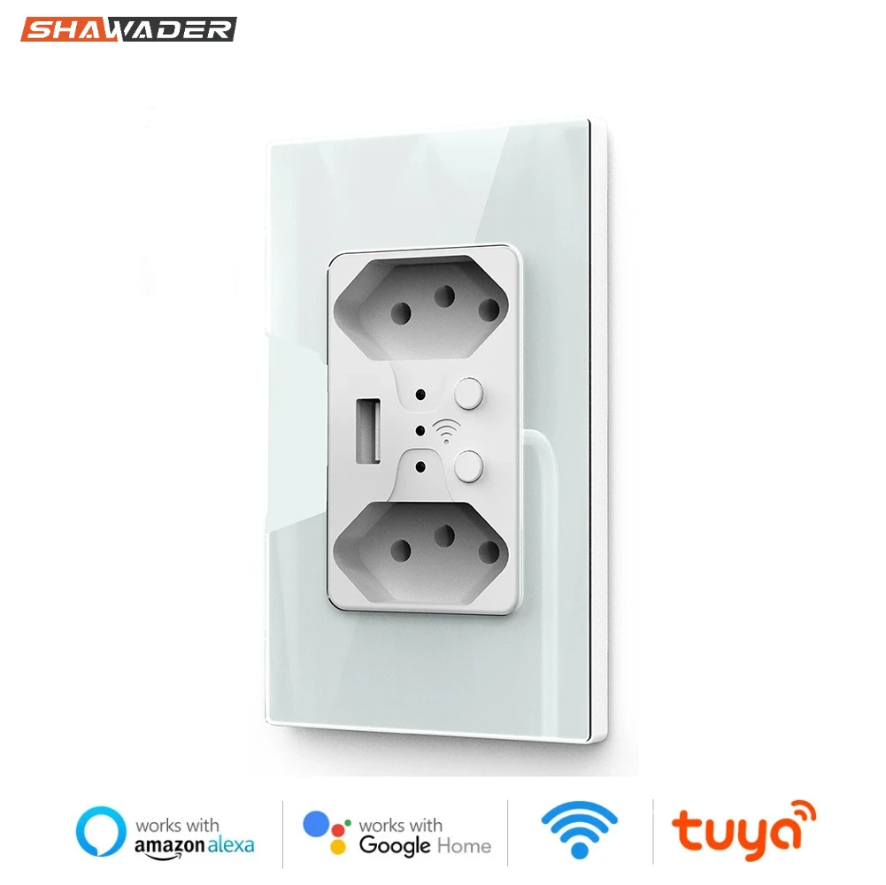 WiFi-Smart-Brazilian-Wall-Socket-USB-Electric-Brazil-Plug-13A-Dual ...