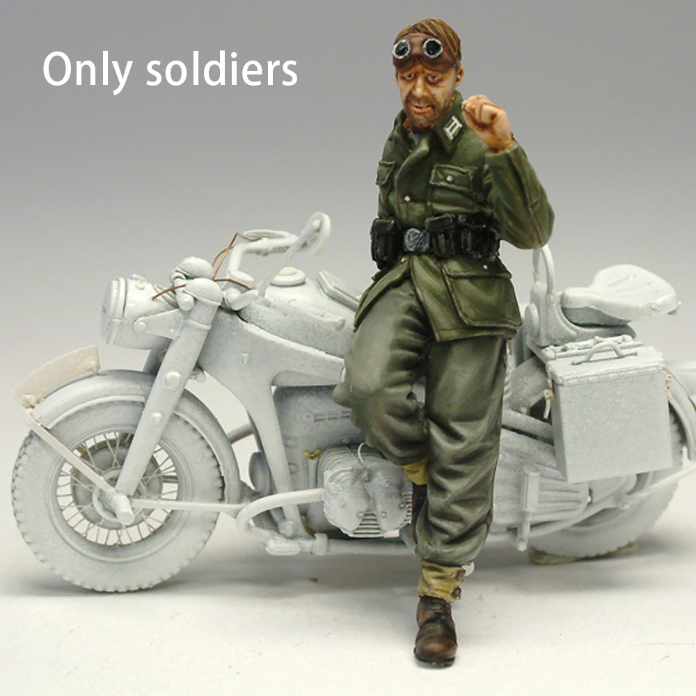1-35-World-War-II-Motorcycle-Soldiers-Resin-Model-figure-soldier ...