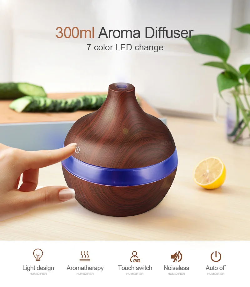 Diffuseur,diffuseur d'huile ultrasonique essentiel, humidificateur De ...