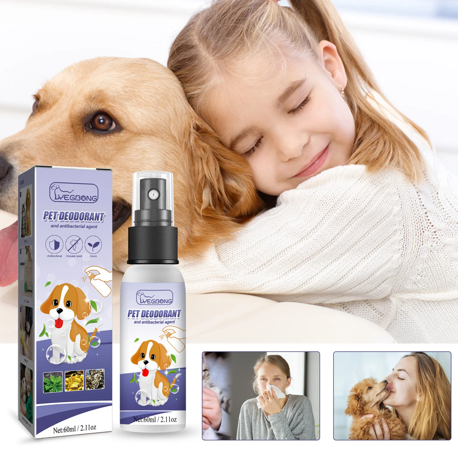 60ml-Dog-Cat-Deodorant-Natural-Plant-Formula-Pet-Liquid-Perfume-Spray ...