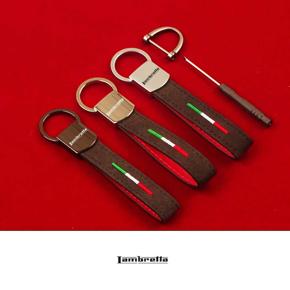 Horseshoe-Italy-flag-motorcycle-Pu-suede-Key-chain-Scooters-leather ...