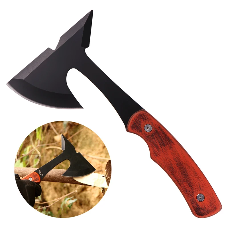 New-multifunctional-axe-with-wooden-handle-for-chopping-firewood-multi ...