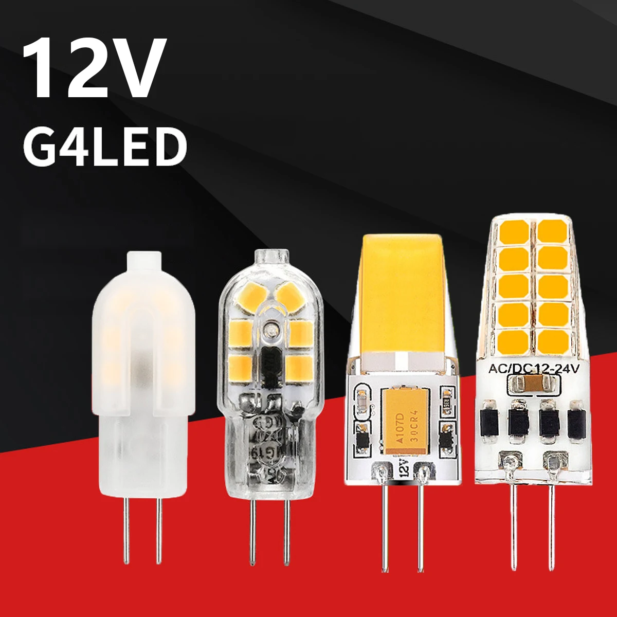 미니 LED G4 COB 램프 1.5W 3W 전구 AC DC 12V 24V 촛불 조명 교체, 샹들리에 스포트라이트용 30W ...