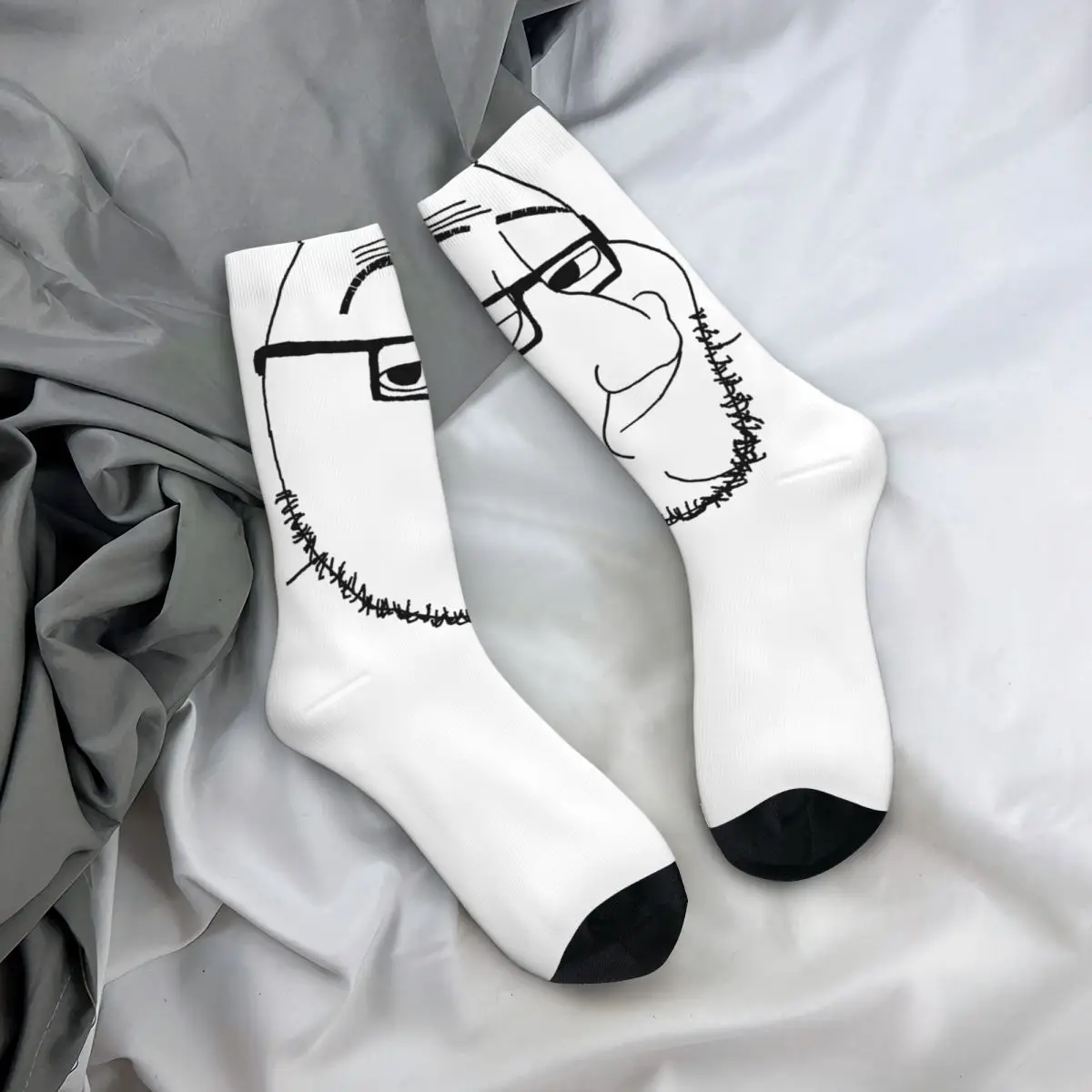 Smug-Soyjak-Meme-Socks-Autumn-Stockings-Gothic-Adults-Men-Quality-Socks ...