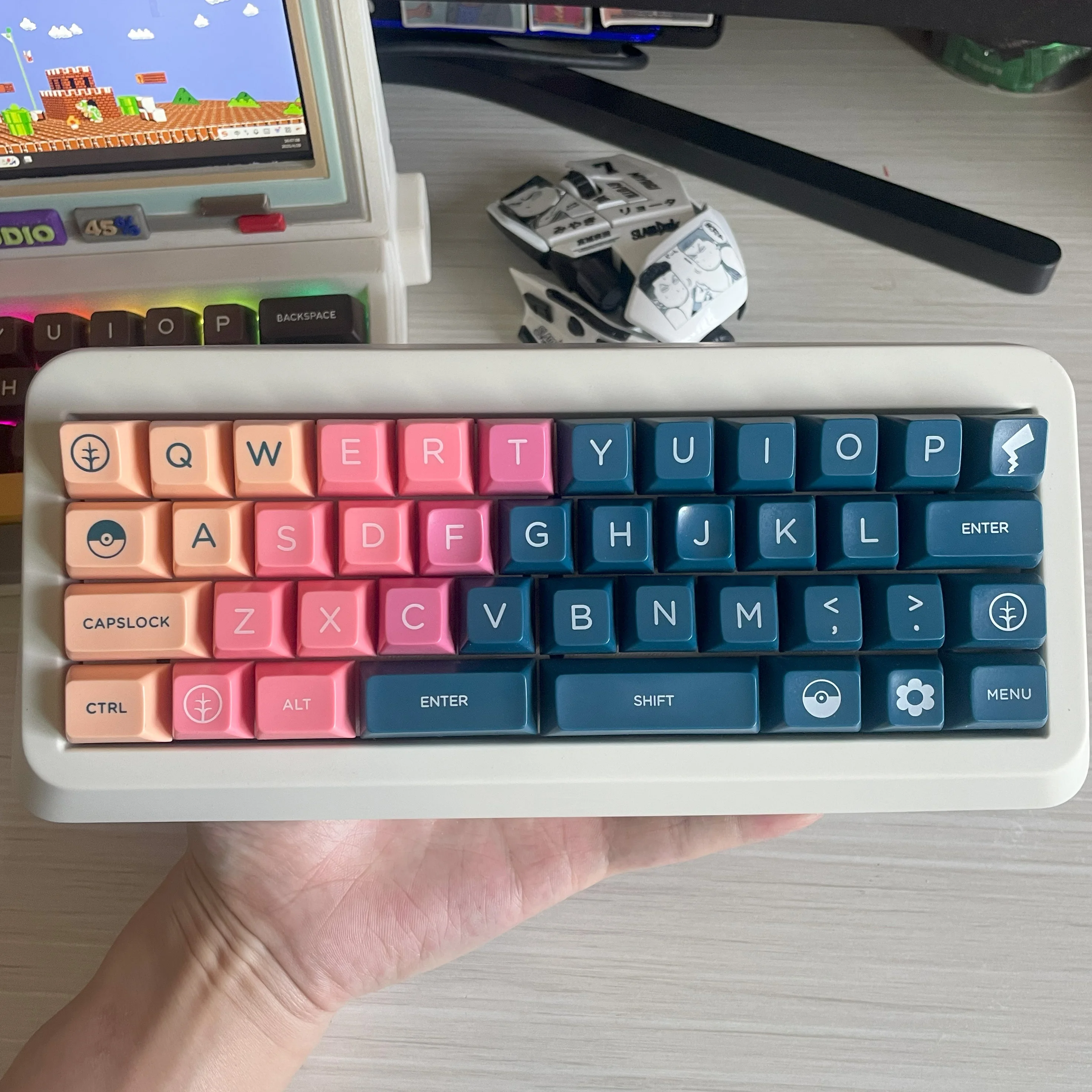 TU40 Keyboard Case Custom Resin Artisan Mini Mechanical Keyboard Shell ...