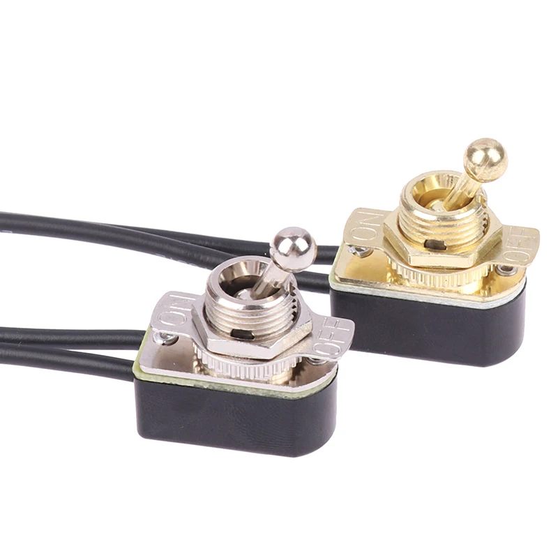 1Pc-Floor-Lamp-Rocker-Switch-AC-250V-3A-Pre-Wired-Standard-Toggle ...