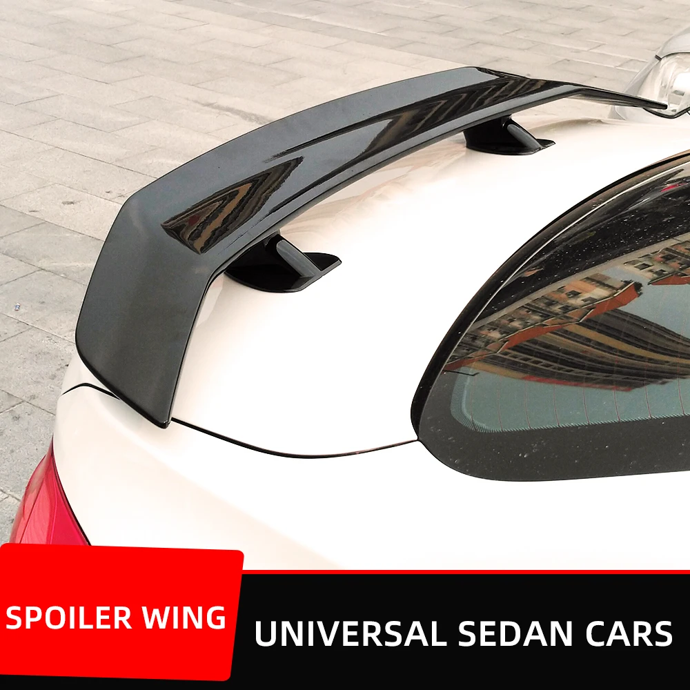 Carbon-Fiber-Look-Universal-Use-Rear-Trunk-Lid-Car-Spoiler-Wings-For ...