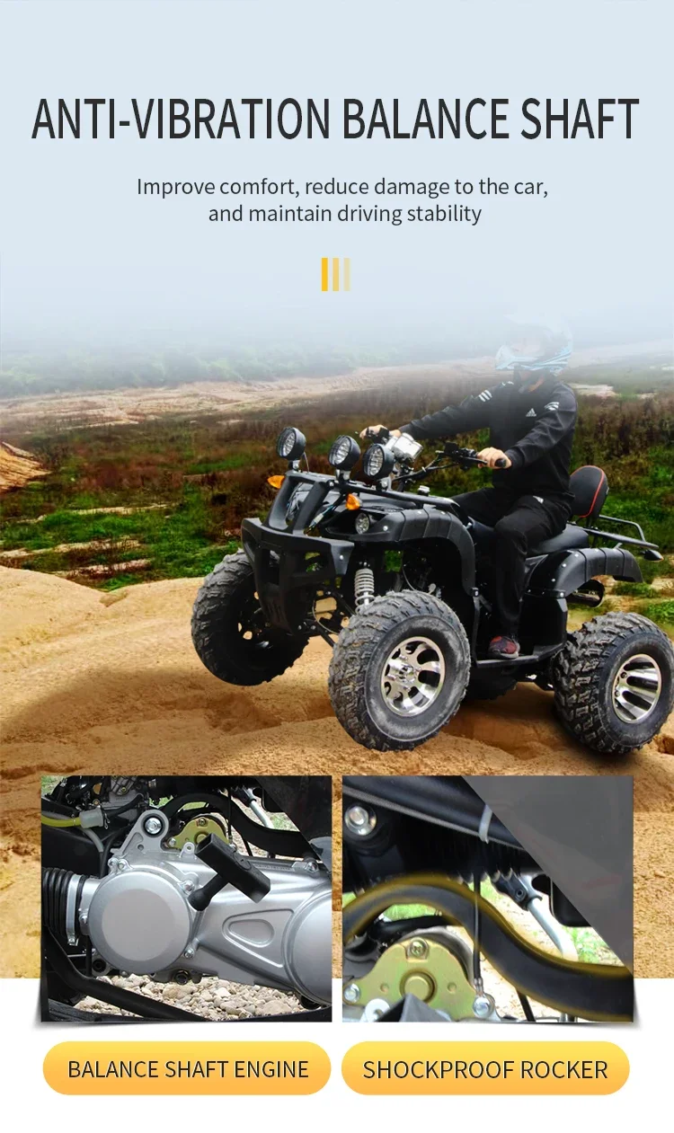 200CC Automatic ATV Fast Shipping From U.S. Stock 4 Wheeler Quad 12V ...