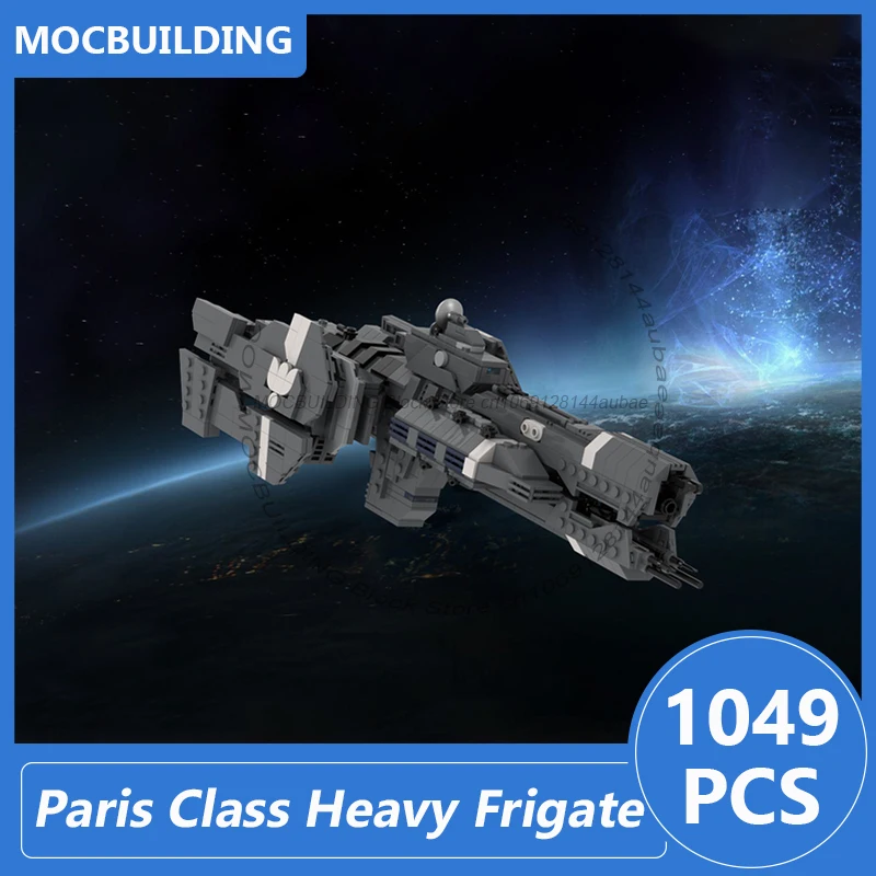 Paris Class Heavy Frigate UNSC Gettysburg Moc bloques de construcción ...