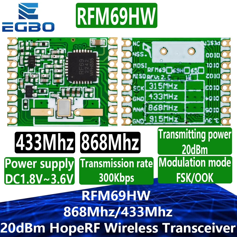 Transceptor-sem-fio-para-remoto-ou-HM-EGBO-RFM69HW-868Mhz-433Mhz-915Mhz ...