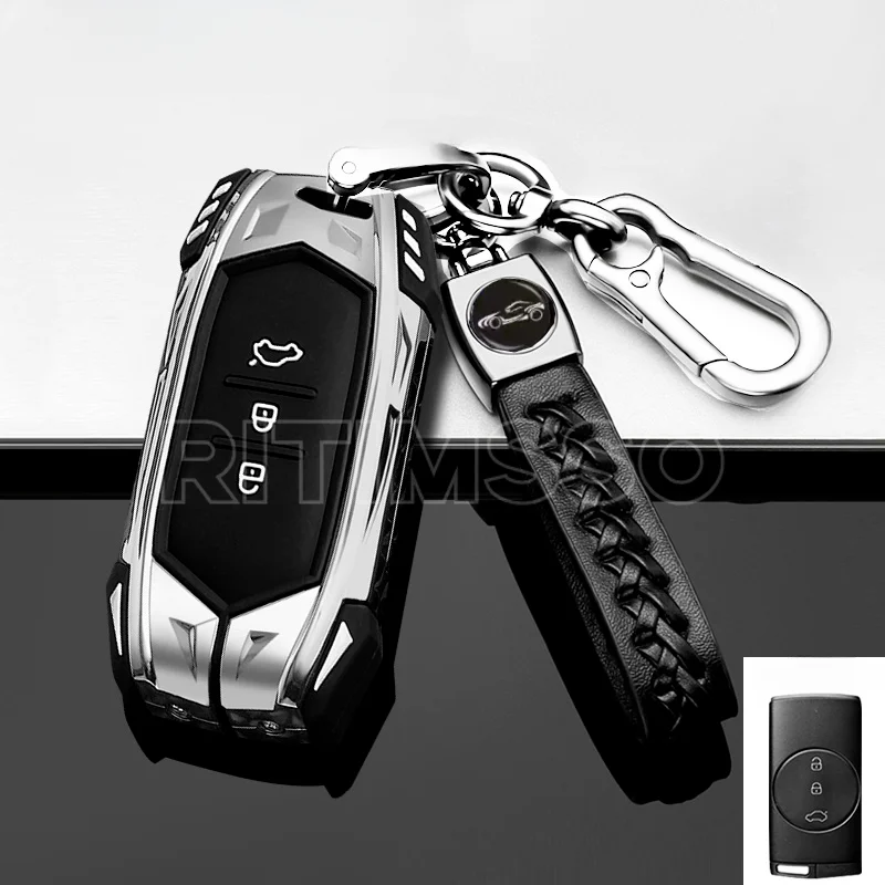 New Zinc Alloy Remote Car Key Cover Case Shell for Chery Tiggo 8 Arrizo ...