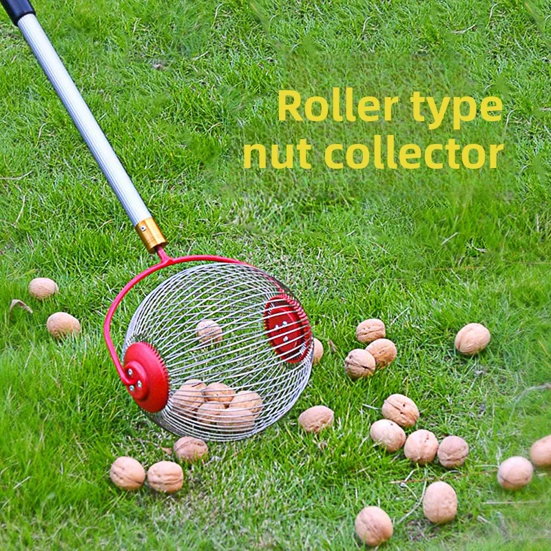 Nut Gatherer Rolling Nut Collector Picker Adjustable Lightweight ...