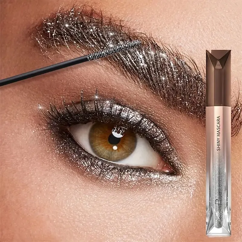 1pc Glitter Mascara of Waterproof, Long-Lasting, Voluminous Lash Curl ...