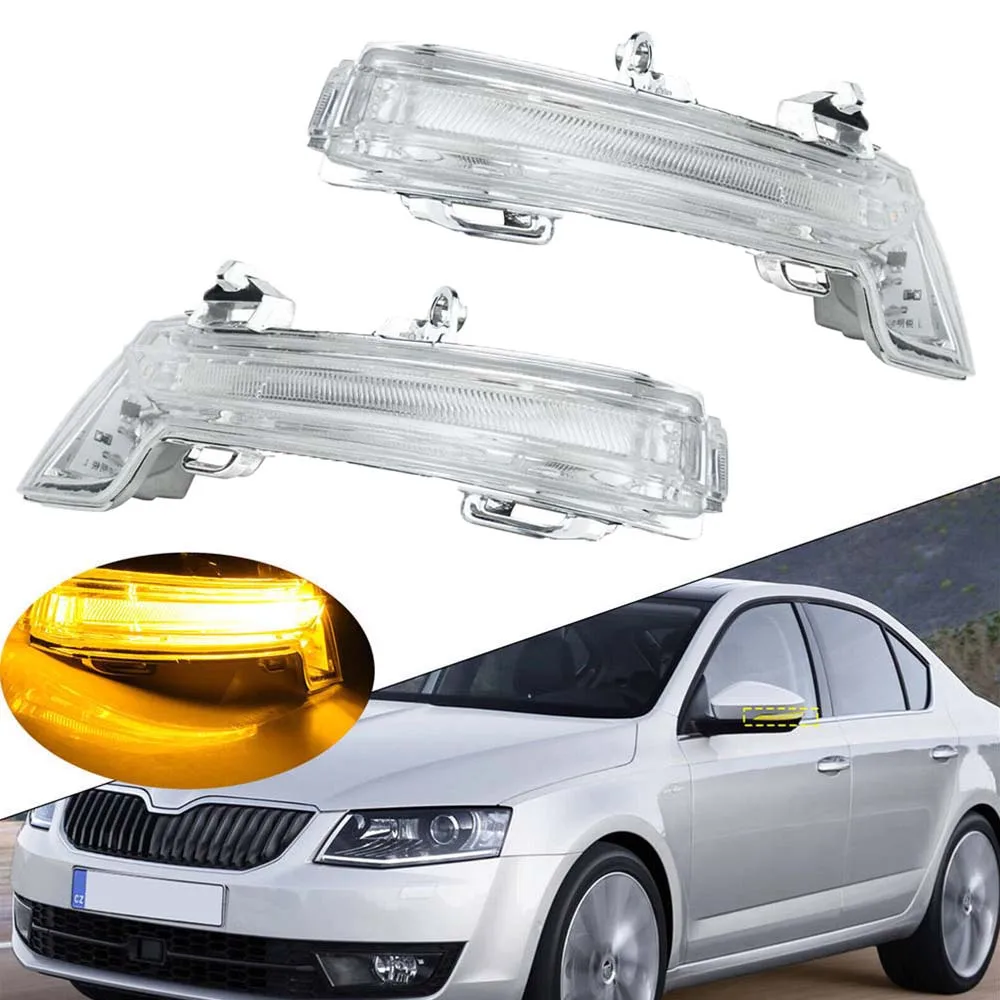Car LED Rearview Mirror Turn Indicator Side Signal Light Wing Left ...