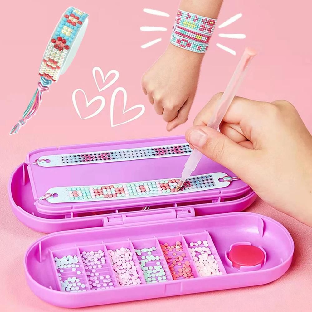 2-5Pcs-DIY-Diamond-Painting-Wristband-Adjustable-Bracelet-Wrist-Strap ...