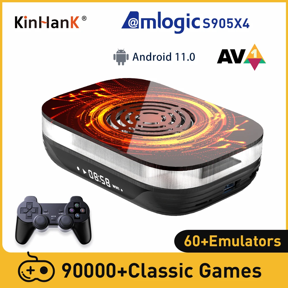 KINHANK-Amlogic-S905X4-Retro-Video-Game-Console-Super-Console-X4-Plus ...