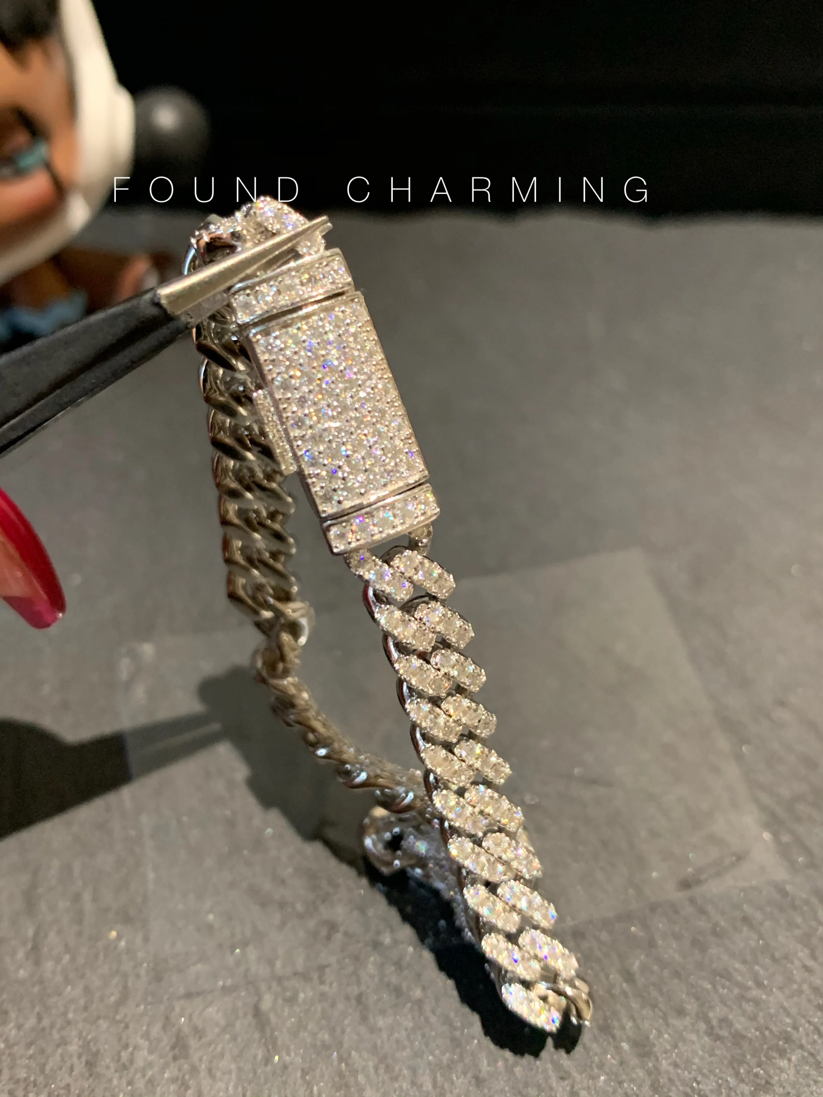 6MM-Icedout-Bling-Luxury-Moissanite-Diamond-Cuban-Link-Chain-Necklace ...