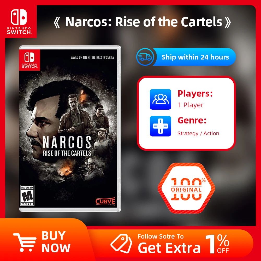 Nintendo Switch Game Dleas - Narcos Rise of the Cartels - Games ...