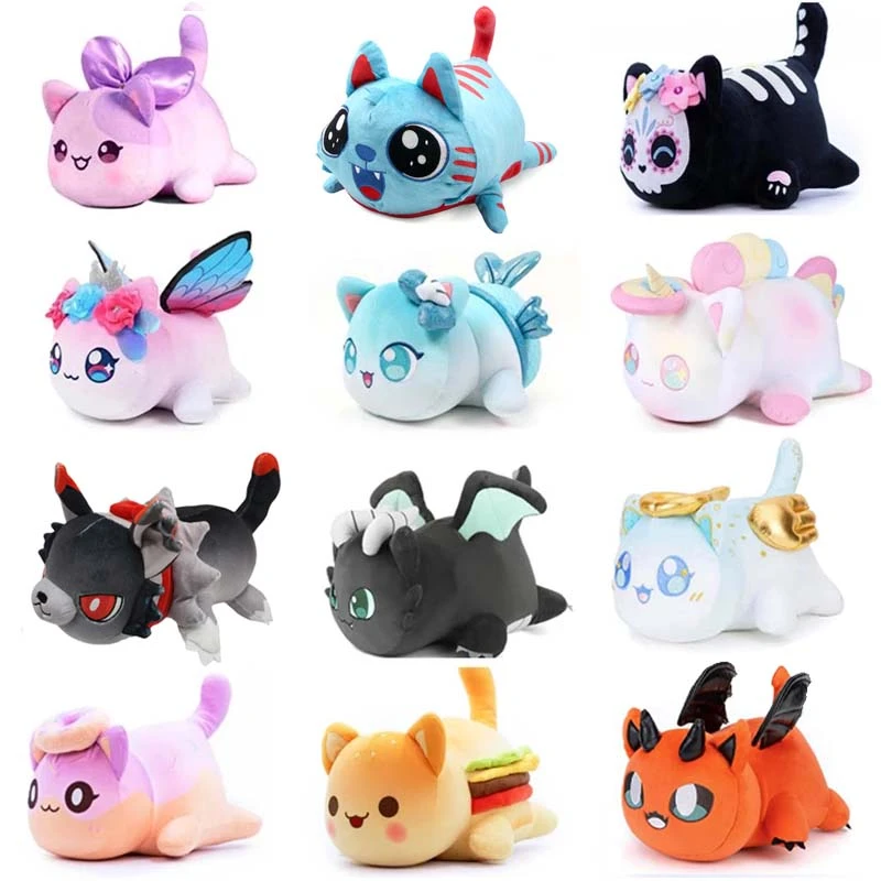 Aphmau Meows Cat Plush Toy Soft Meemeow Stuffed Donut Cat Plushes ...