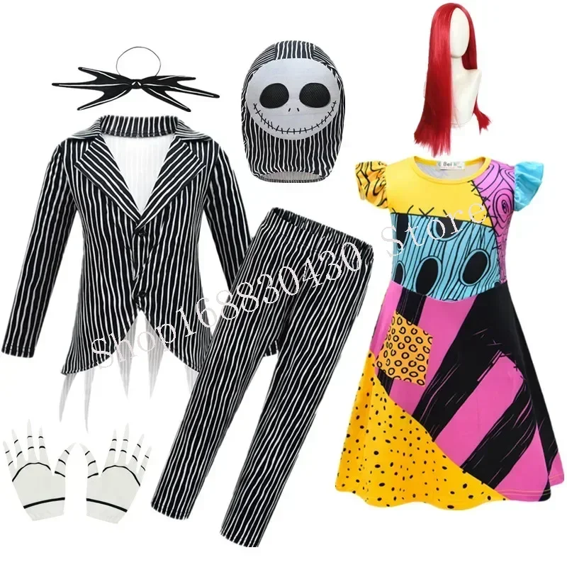 Halloween-Skeleton-J-jackING-Cosplay-Costume-for-Kids-Boys-Girls-S ...