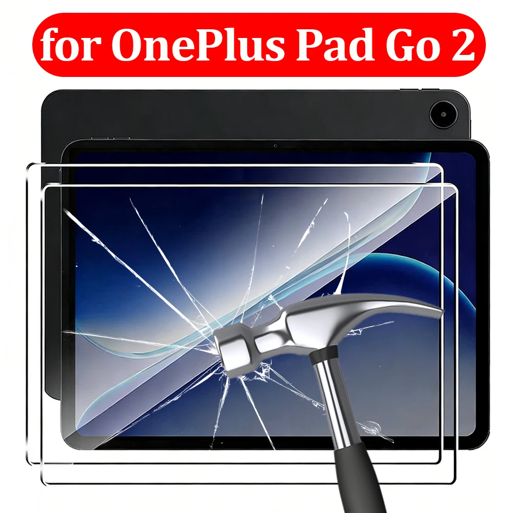 Tempered Glass Screen Protectors for OnePlus Pad Go 2 12.1 Inch Anti ...