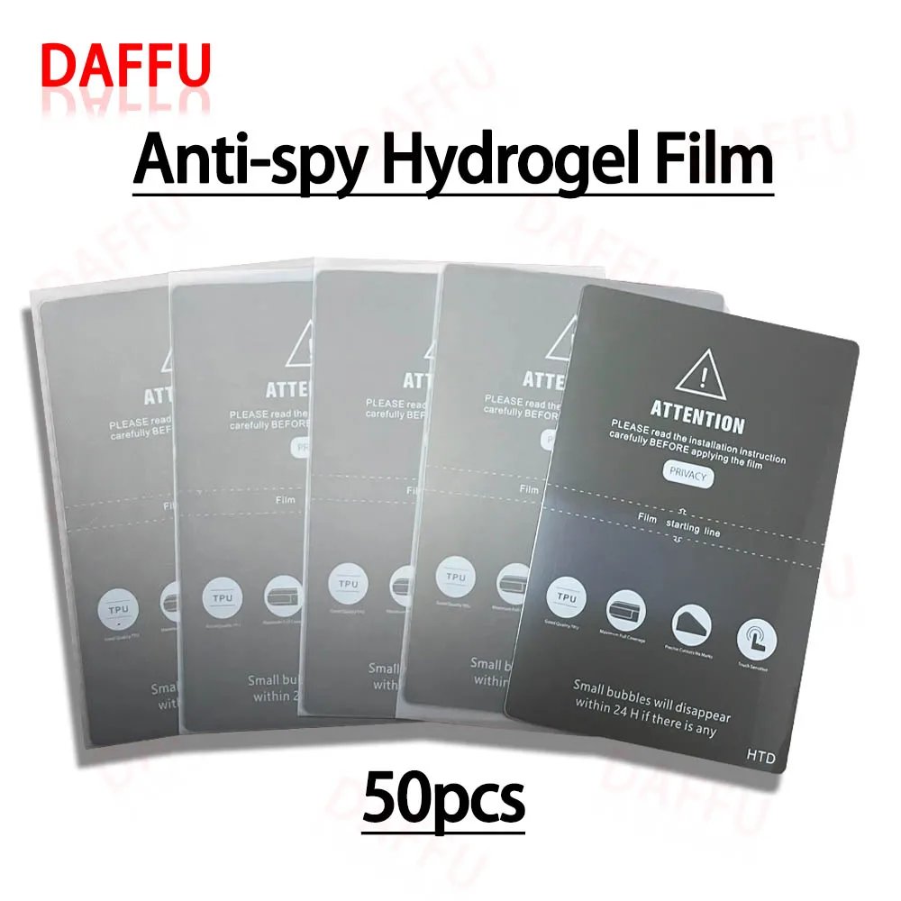 25-50PCS-TPU-HD-MATTE-Privacy-Frosted-Protection-Flexible-Hydrogel-Film ...