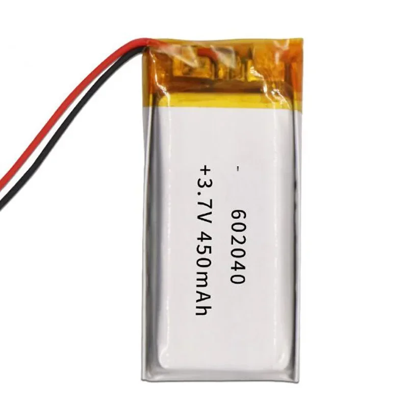 1pc-450mAh-3-7V-602040-062040-Lipo-Polymer-Lithium-Rechargeable-Li-ion ...