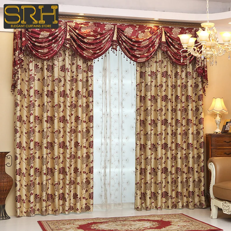 Custom-Luxury-European-Curtains-for-Living-Room-Bedroom-Window-Jacquard ...
