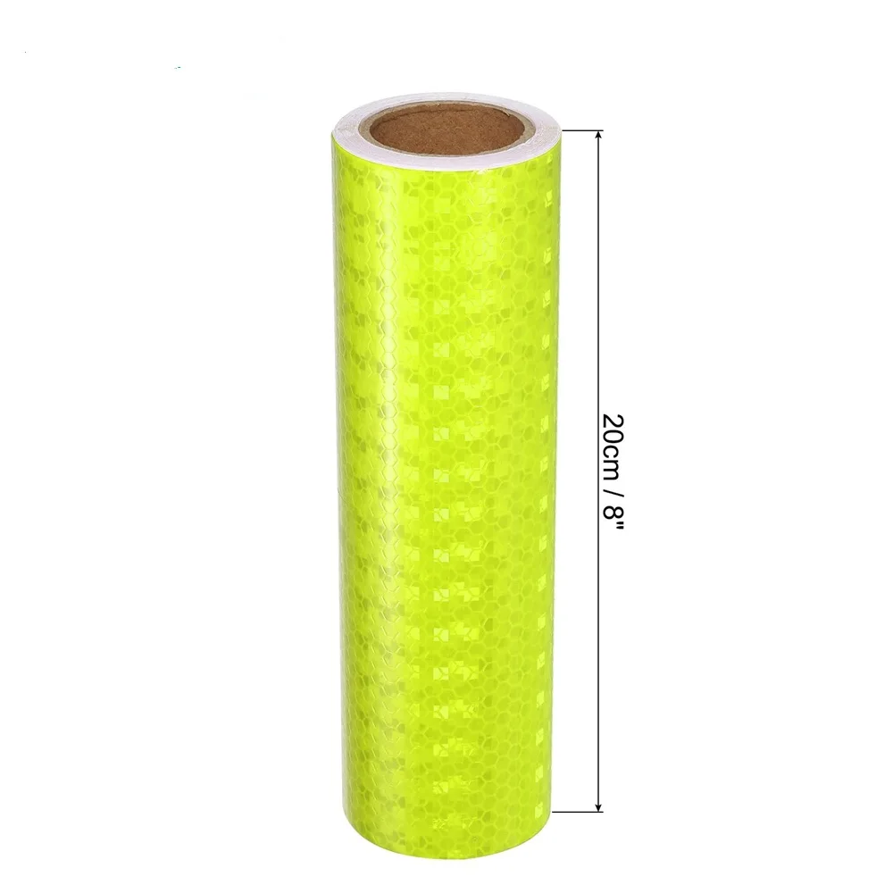 8inch-33FT-Fluorescent-Yellow-Reflective-Tapes-Waterproof-Adhesive ...
