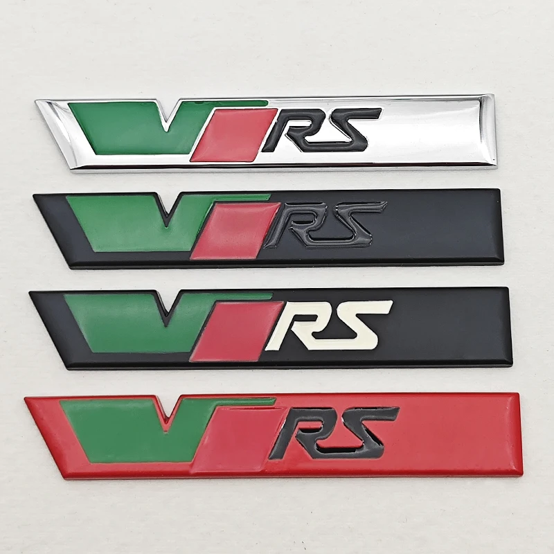 NEW 3D Metal Car Letters Logo VRS Front Grille Side Fender Trunk Badge ...