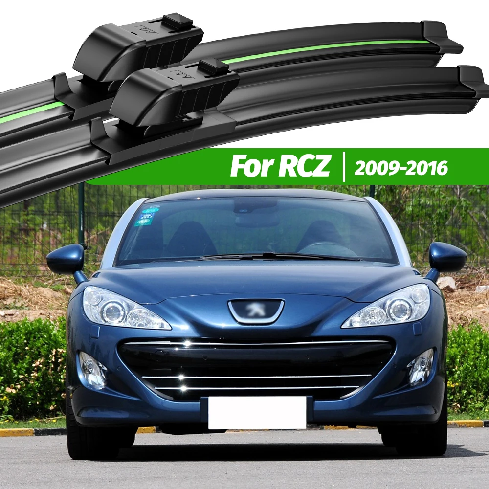 For-Peugeot-RCZ-2009-2016-2pcs-Front-Windshield-Wiper-Blades-2010-2011 ...