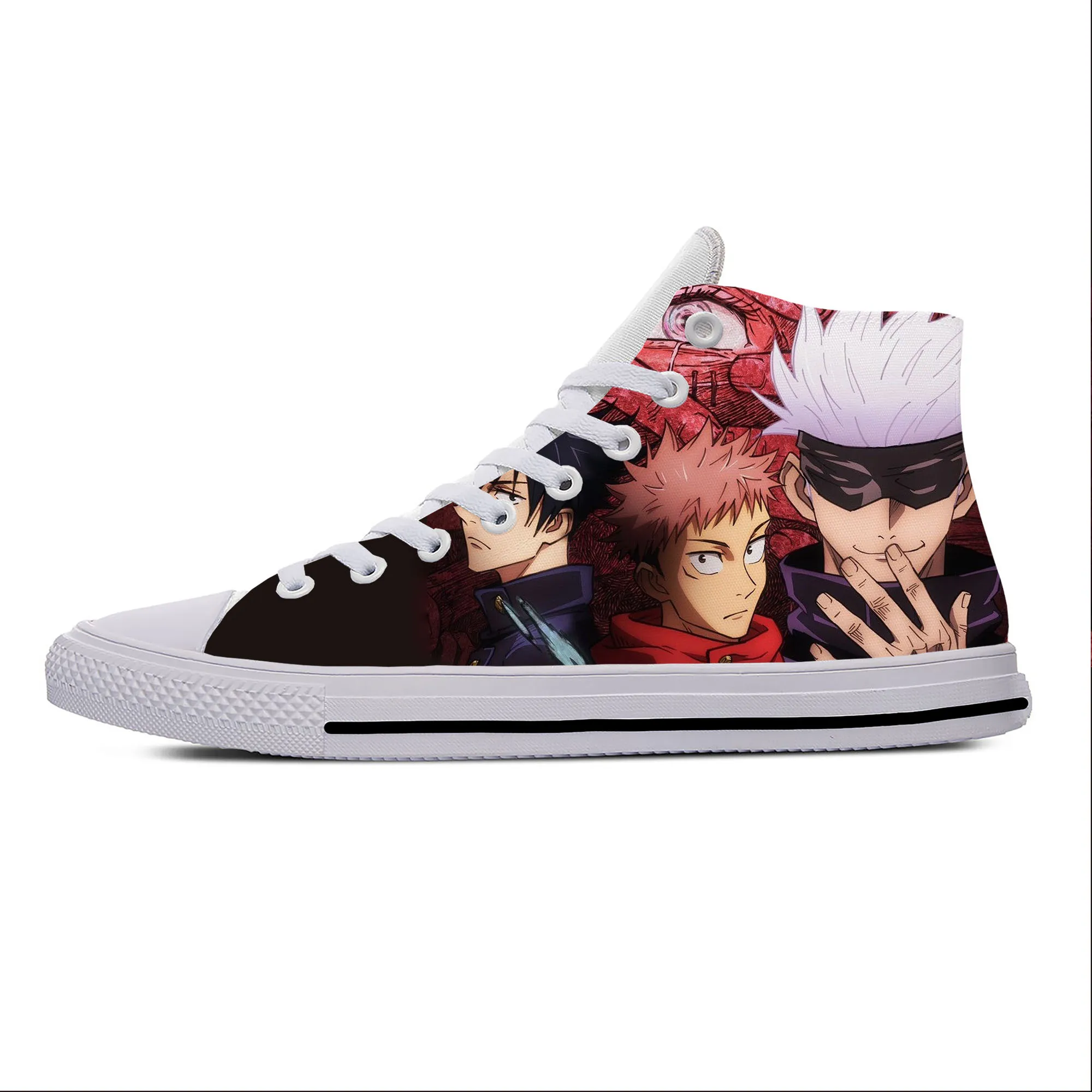 Anime-Manga-Cartoon-Jujutsu-Kaisen-Gojo-Satoru-Casual-Cloth-Shoes-High ...