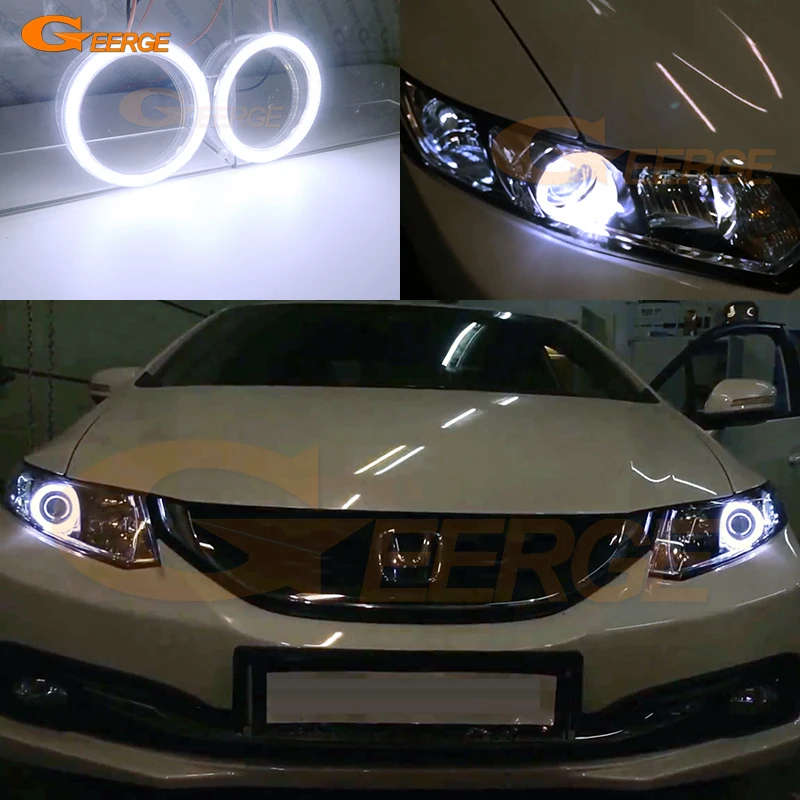 For Honda Civic IX Fb Sedan 2012 2013 2014 2015 Projector Headlight ...