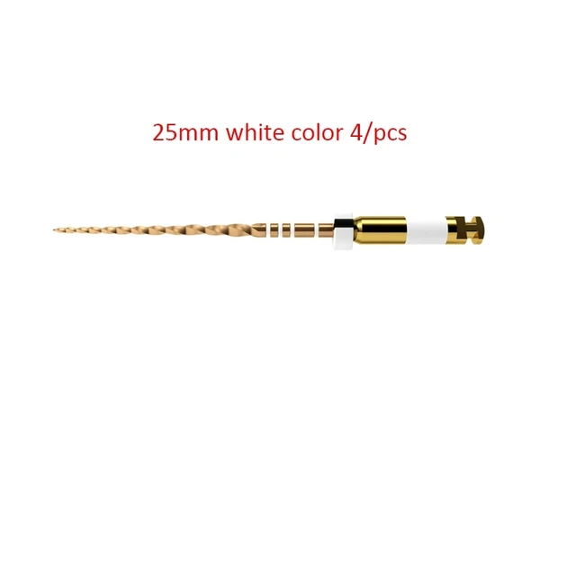 4pcs/1pk Dental Wave One Gold Rotary Files Endo Root Canal Treatment ...