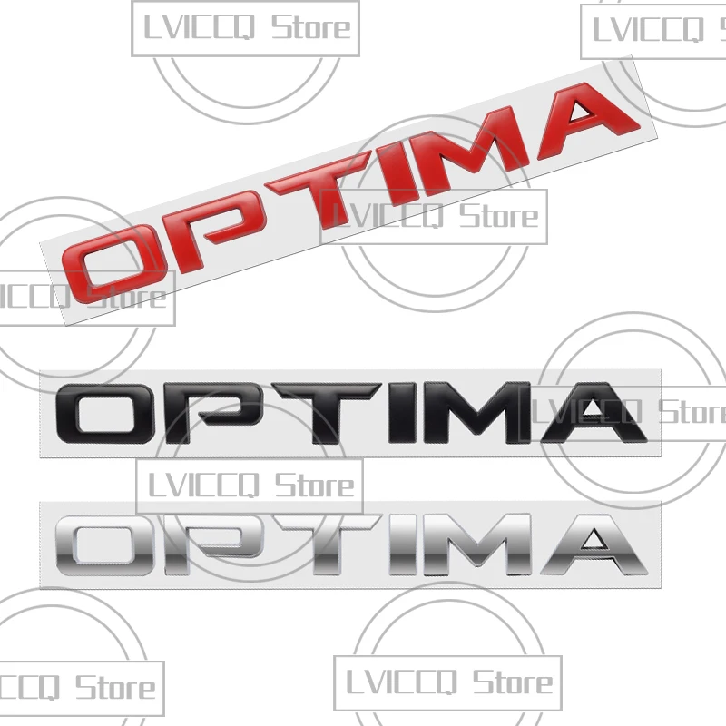For Optima Car Emblem 3D Metal GT Line K5 K2 K3 Logo Body Decals ...